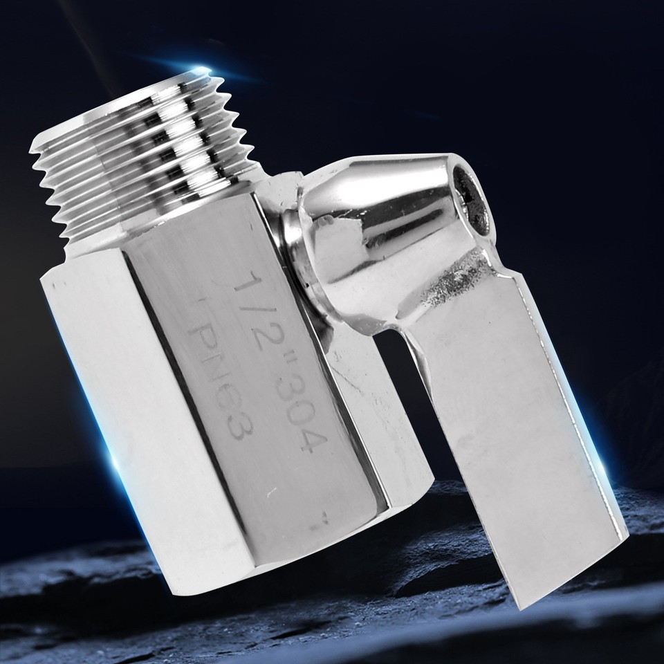 304 Stainless Steel (1/2 Inch Female x Male) NPT Thread, Water Flow9742 ...