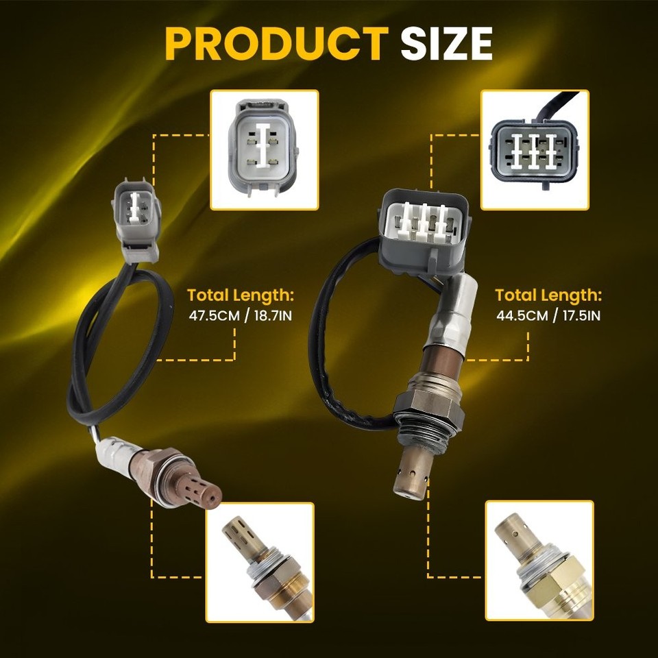 4PCS Oxygen Sensor Set For Honda Pilot 2005-2008 V6 3.5L Upstream ...
