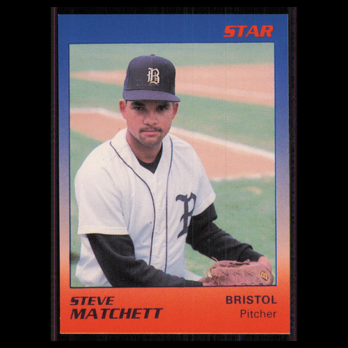 Steve Matchett #16 1989 Star Minor League Bristol Tigers Baseball Card ...