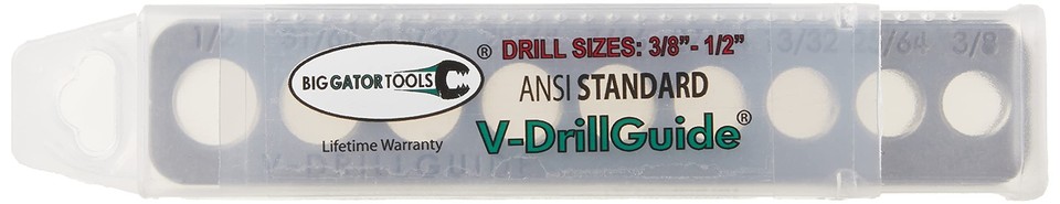 V-Drill Guide, Standard Sizes 3/8" to 1/2" | eBay