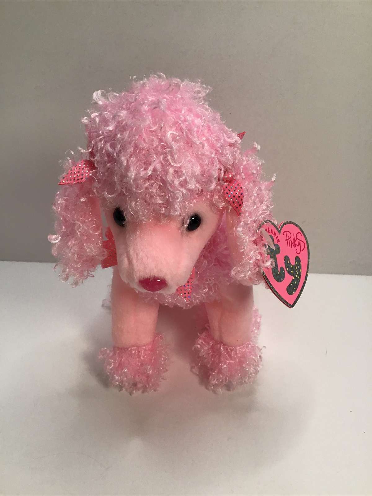 Ty Pinkys Beanie Pinky Poo Pink Poodle MWMT 2004 Retired HTF 6" for ...