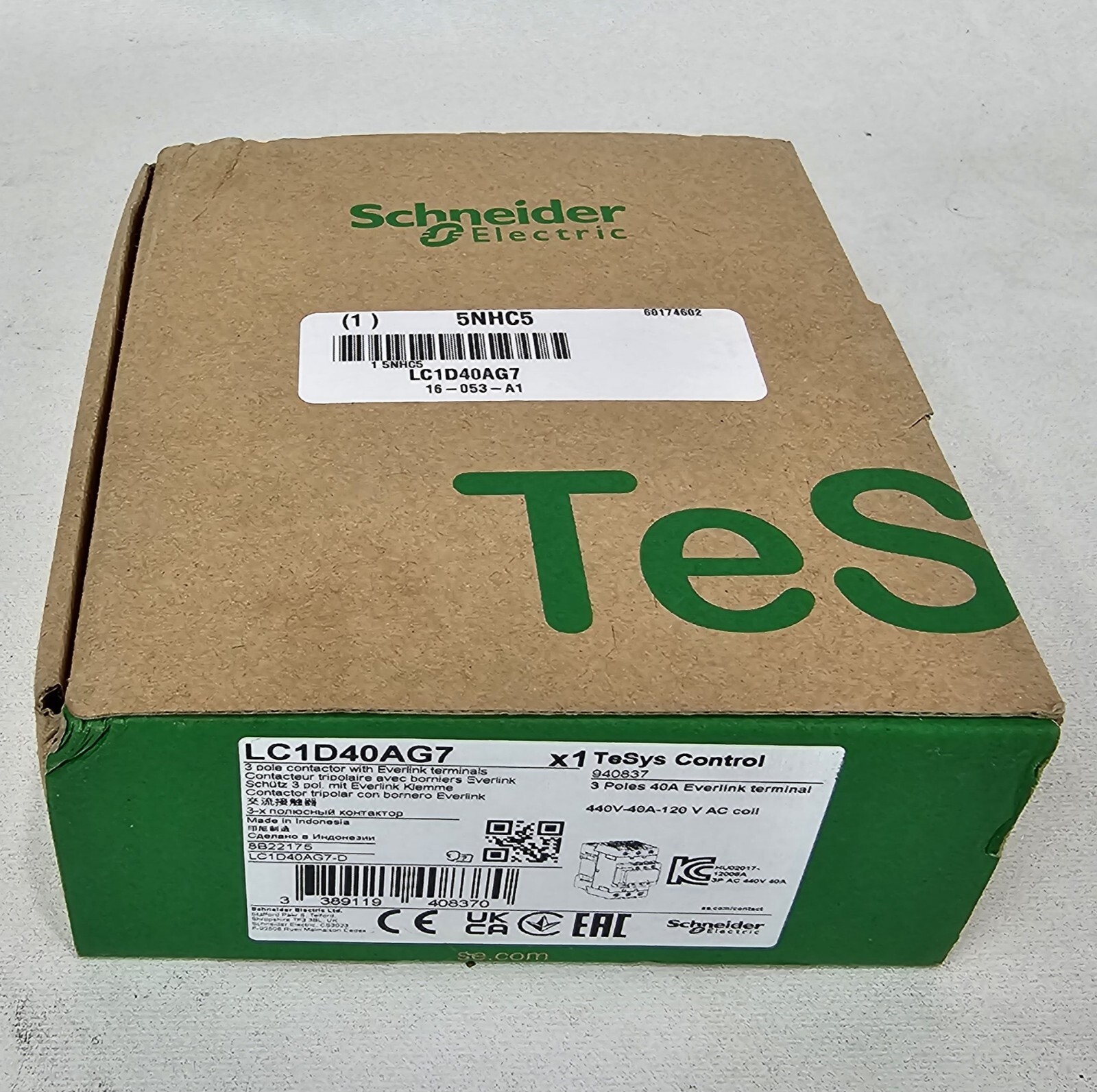 Schneider Electric LC1D40AG7 IEC Contactor for sale online | eBay
