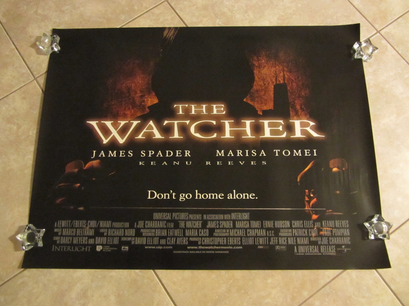 The Watcher movie poster - Keanu Reeves poster | eBay