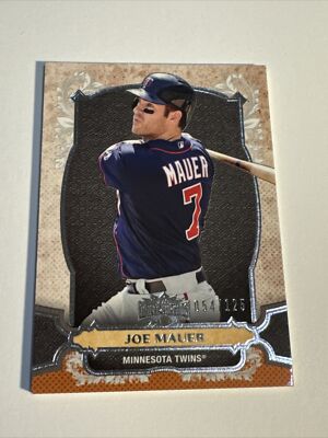 2014 Topps Triple Threads Joe Mauer Amber /125 Minnesota Twins | eBay
