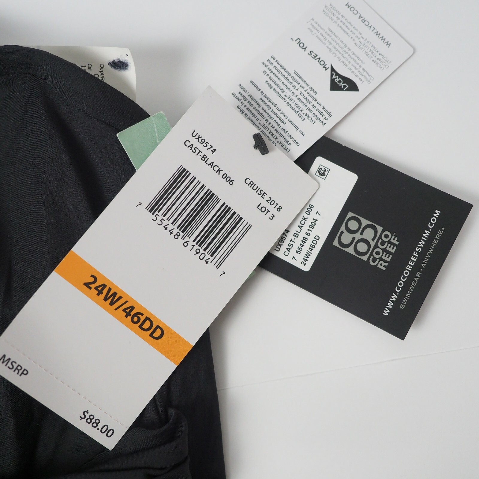 Coco Reef Plus Size Dreamweaver High Neck Wrap Bra Sized Tankini SET ...