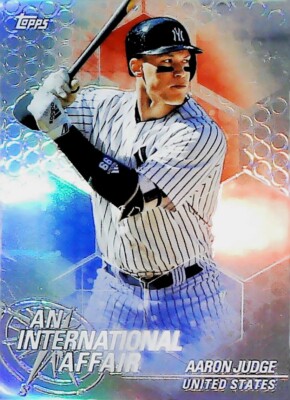2018 Topps Chrome #IA-AJ Aaron Judge An International Affair Refractor ...