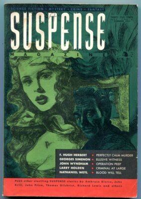 PULP: Suspense Magazine #2 1951- F Hugh Herbert- Georges Simenon FN | eBay