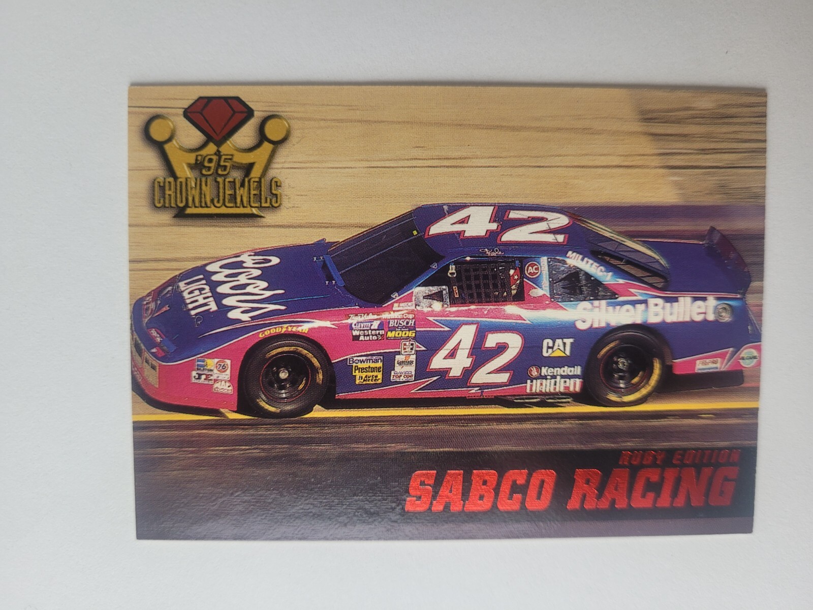 1995 Wheels Crown Jewels Ruby Kyle Petty Sabco Racing #46 | eBay