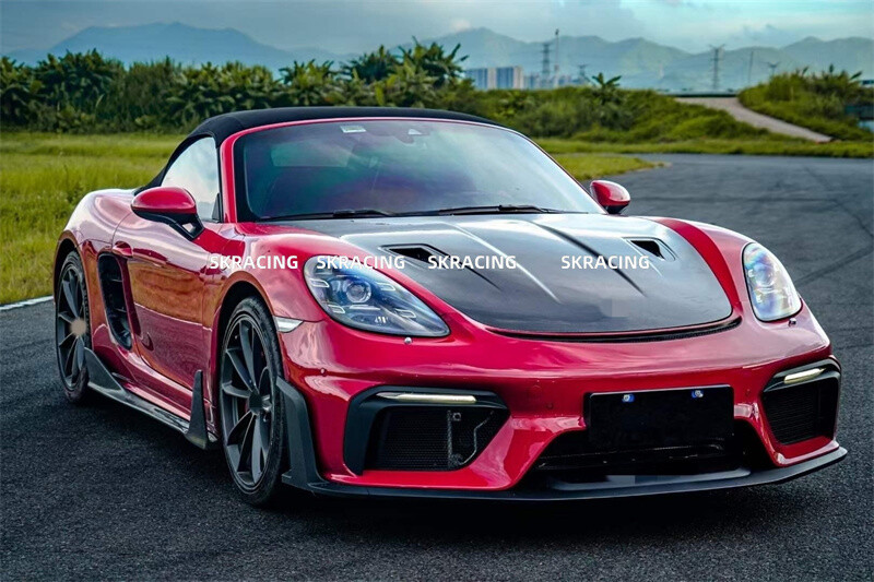 For Porsche 718 981 Boxster Cayman Upgrades GT4RS Style Front Bumper ...