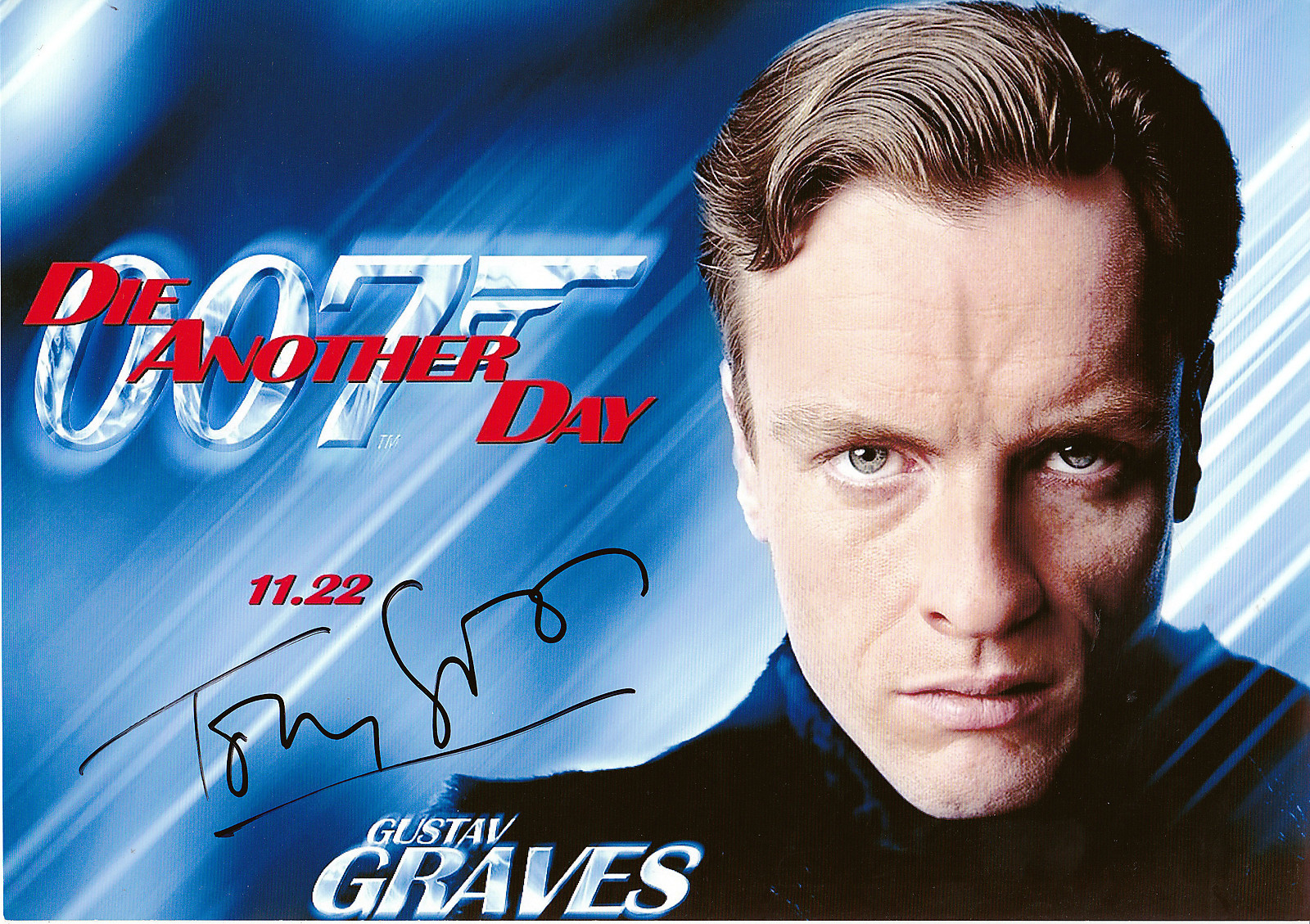 Toby Stevens Colour 10"x 8" Signed James Bond 007 Promo - UACC RD223 | eBay