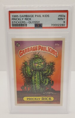1985 GARBAGE PAIL KIDS, GPK Prickly RICK 60a -Puzzle, GLOSSY, OS2 - PSA ...