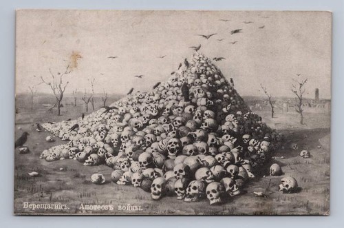 Pile of Skulls ~ Antique Macabre Russian Death Art PC Vasily ...