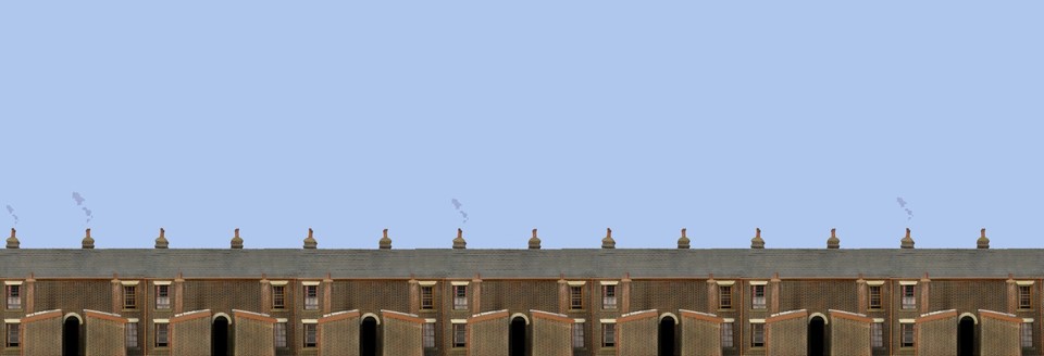 MODEL TOWN BACKSCENES OO GAUGE TERRACED HOUSE BACKS (MT0018) | eBay UK