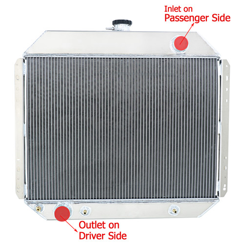 3 Row Radiator for 1966-79 ford F100 F150 F250 F350 F550 Bronco 4.9L 5 ...