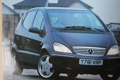 Original 2001 MERCEDES A-CLASS A190 LWB Autocar magazine road test No ...