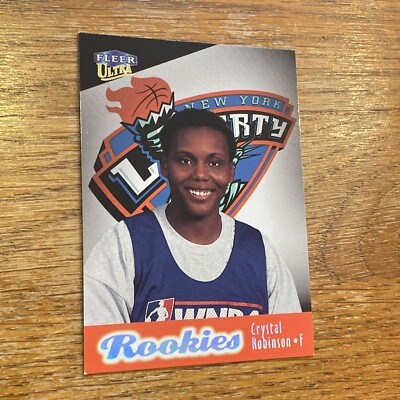 1999 Fleer Ultra WNBA Crystal Robinson Rookie RC #107 New York Liberty ...