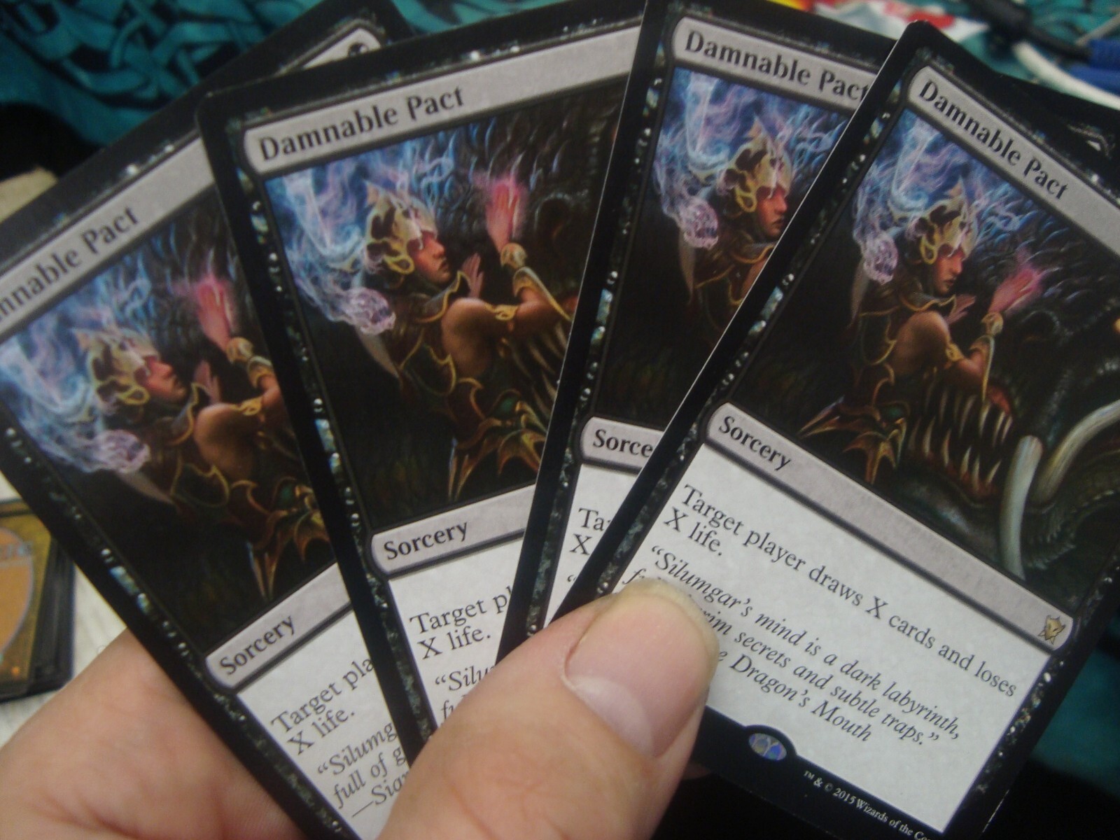 4x Damnable Pact MTG | eBay