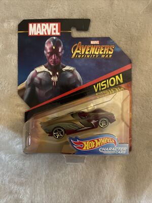 Hot Wheels Vision Avengers Infinity War 1/64 Scale Character Car Marvel ...