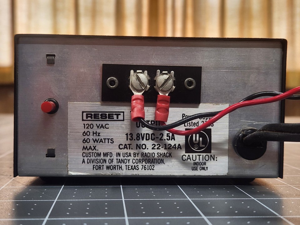 Micronta Regulated 12 Volt Power Supply Cat No 22-124A | eBay