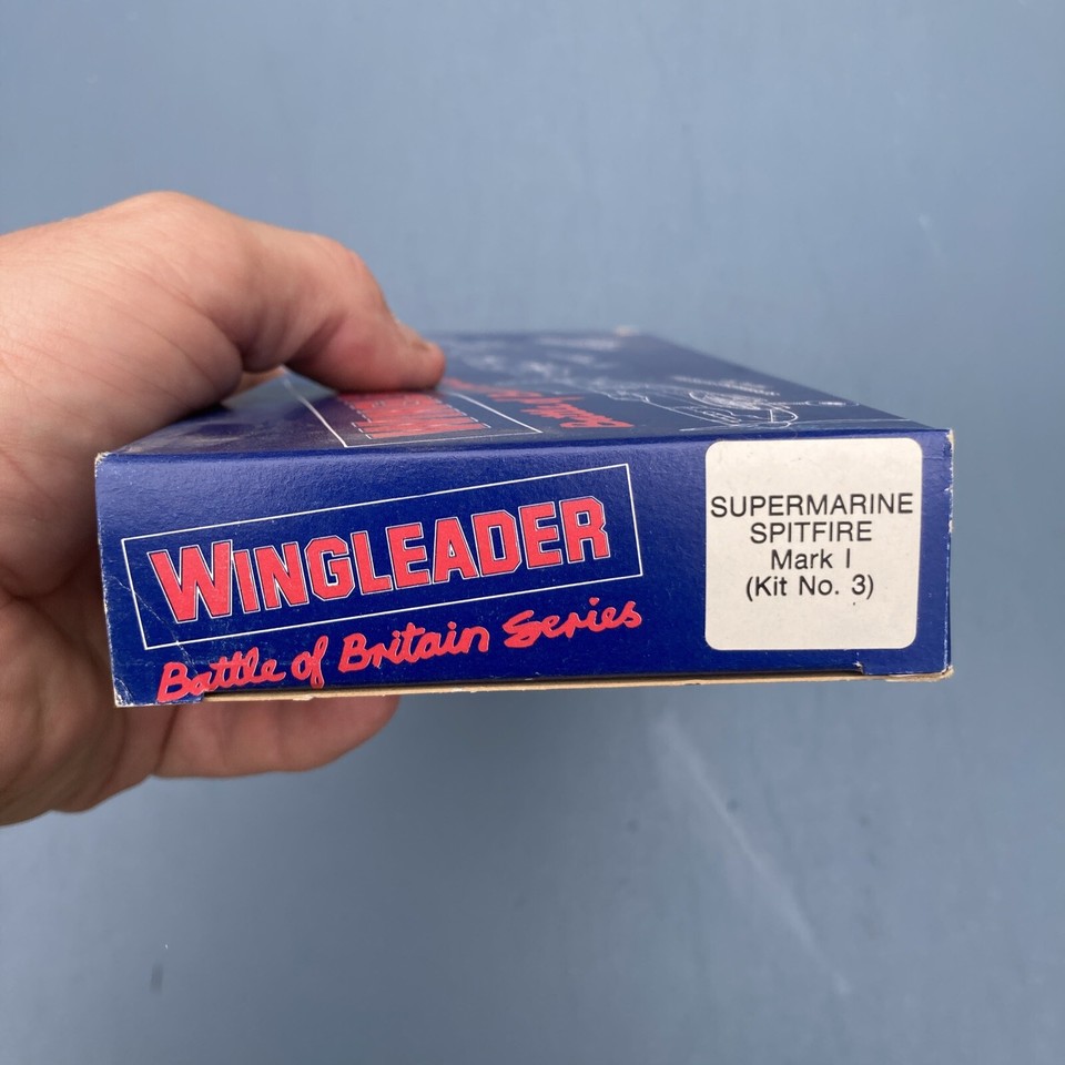 Wingleader SUPErMARINE Spitfire M1 Rubber Powered Model Kit 1:24 Balsa ...