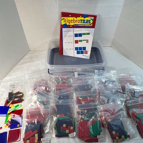 Algebra Tiles Overhead Class Set & Learning Resources Book 7541 30 ...