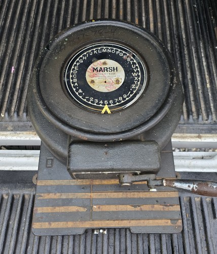 1940's Marsh Model R 1" Stencil Cutting Machine | eBay