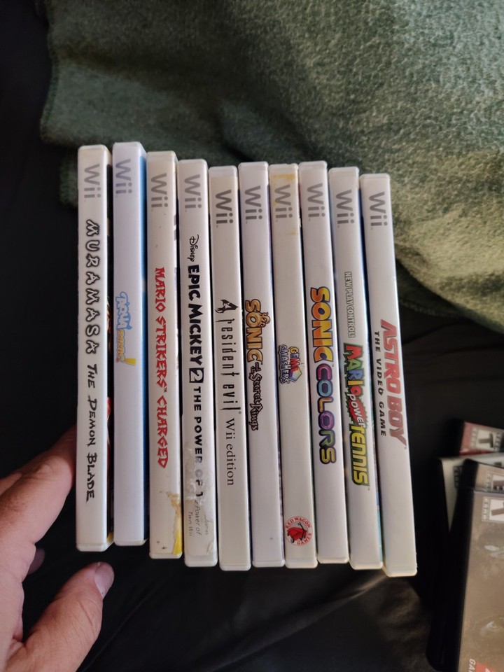Lot of 10 Wii Game Cases And ManualS Only No Games | eBay