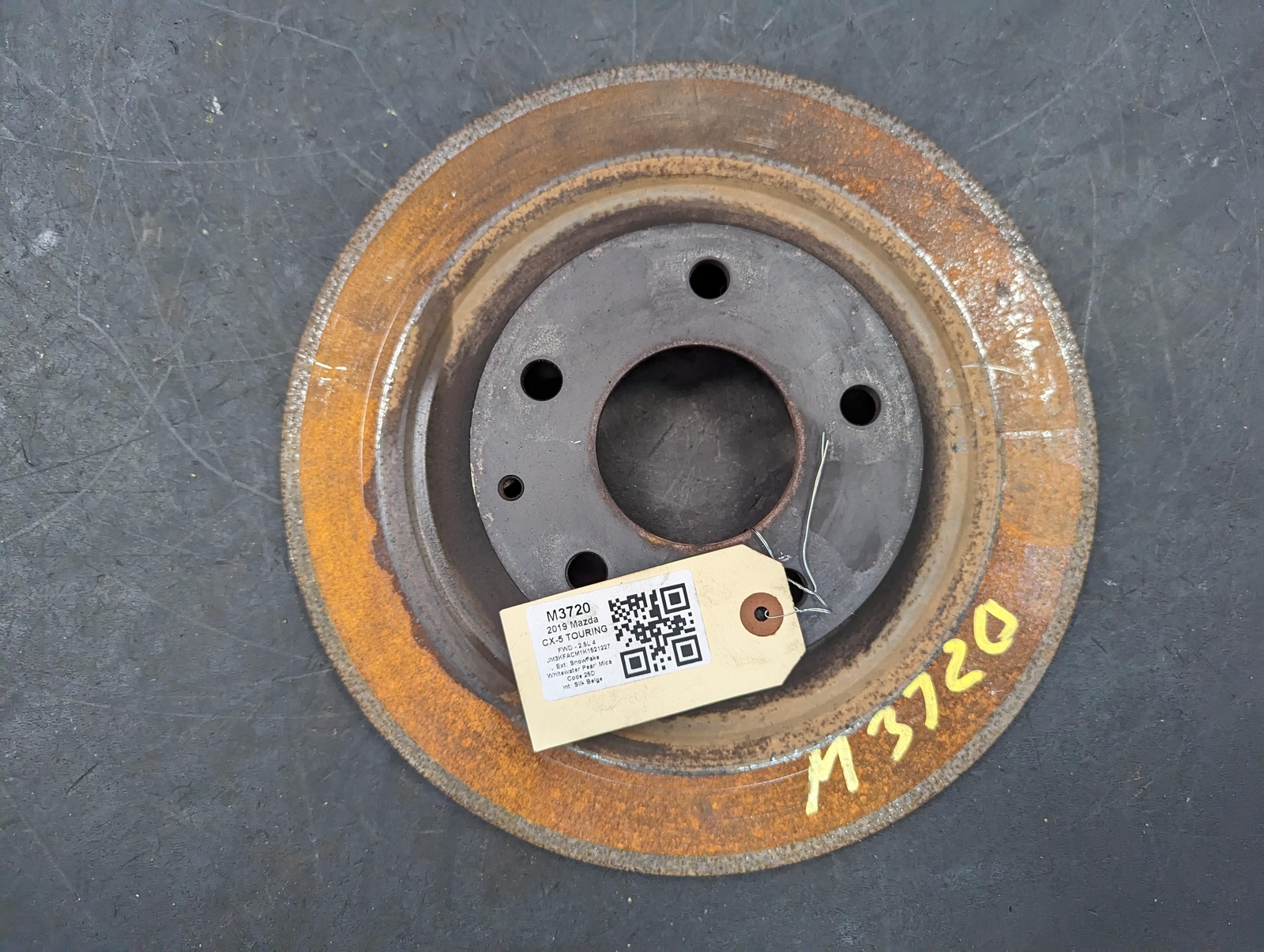 Rear Right or Left Rotor Brake Disk 2019 Mazda CX-5 K011-26-251C 2014 ...