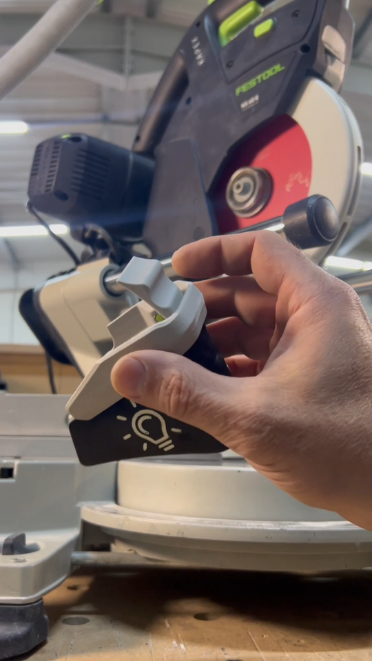 Fits FESTOOL KAPEX KS60/KSC60 dust scoop, 3D printed, one handed ...