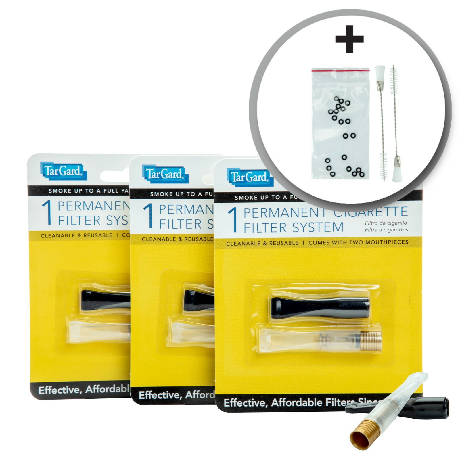 Ultimate Cleanable Reusable Filter Cigarette Holder Bundle by TarGard ...