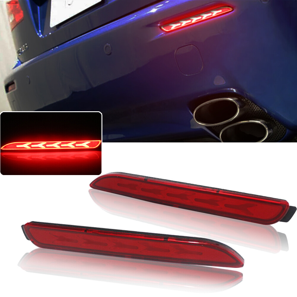 Red LED Tail Lights Rear Brake Lamps for 2003-2009 Lexus Gx470 for sale ...
