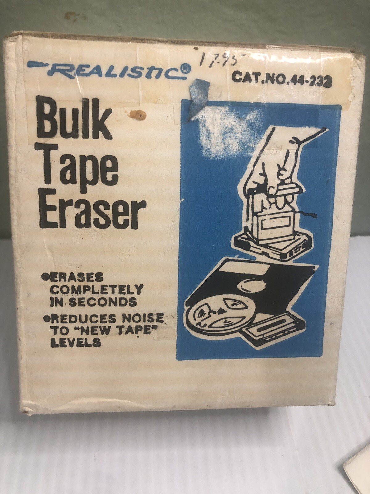 Realistic Vintage Bulk Tape Eraser Cat. No. 44-232 Made in USA | eBay