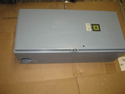 SQUARE D NEMA Size 4 Contactor Class 8502, Type SF02, Form S, Ser A ...
