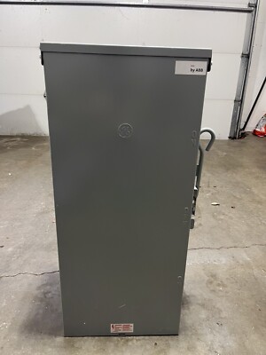 GE 200 AMP MANUAL EMERGENCY POWER TRANSFER SWITCH 240V DOUBLE THROW ...