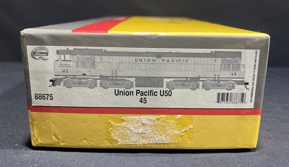 HO Scale Athearn 88675 UP Union Pacific U50 Diesel Locomotive #45 | eBay