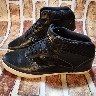 Vans OTW collection high top men’s sneakers black leather SZ 10.5 US ...