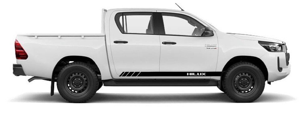 Fits Toyota Hilux Side Stripes Decals Graphics Both Sides Stickers 4x4 ...