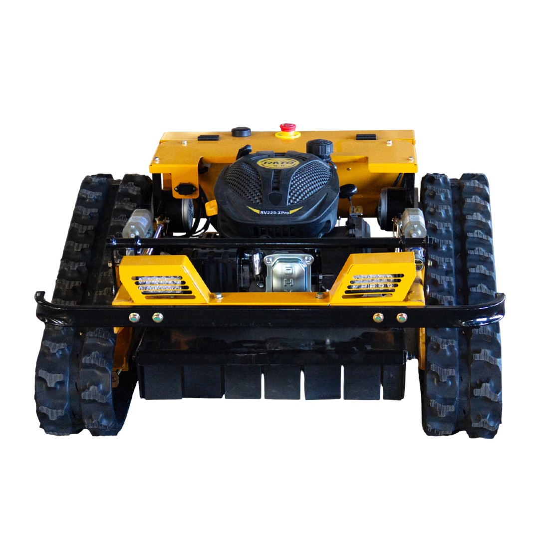 225CC 9HP 22" Robotic Remote Control Gas Lawn Mower Tracked 4WD Zero ...