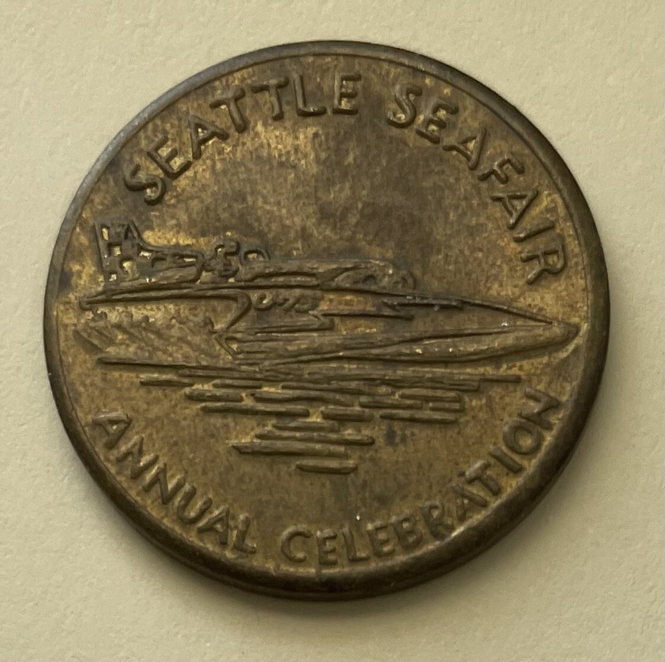 University District Park & Shop Token Seattle Seafair Washington Feisel ...