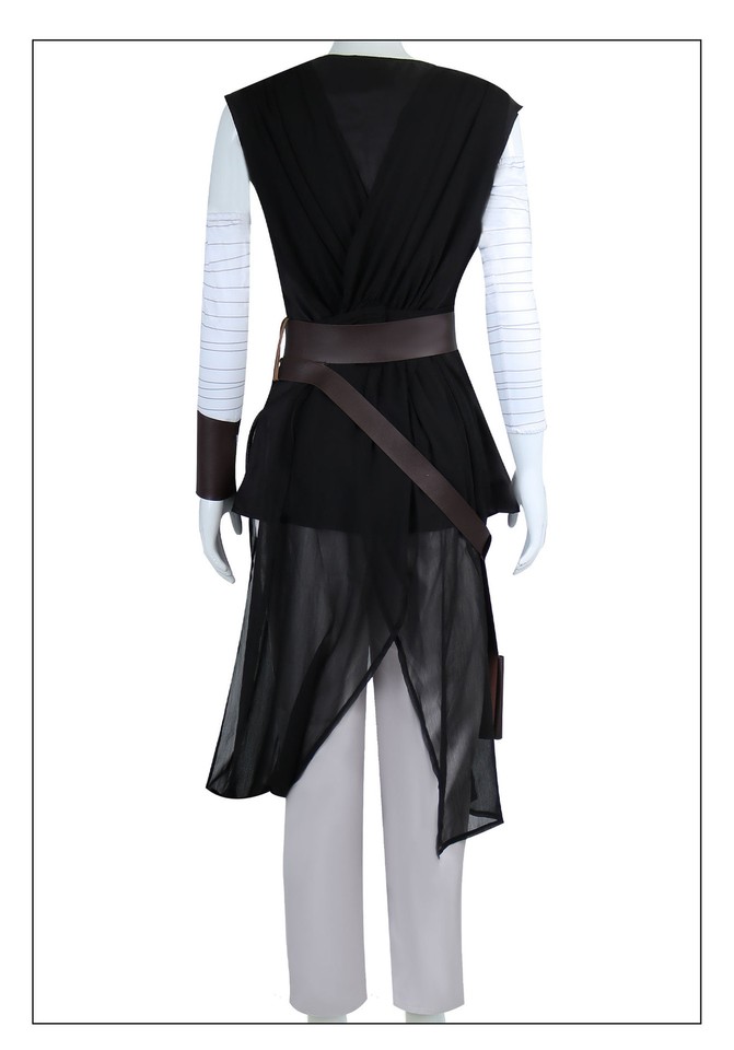 Cosplay Star Wars The Rise of Skywalker Rey Costume Halloween Carnival ...