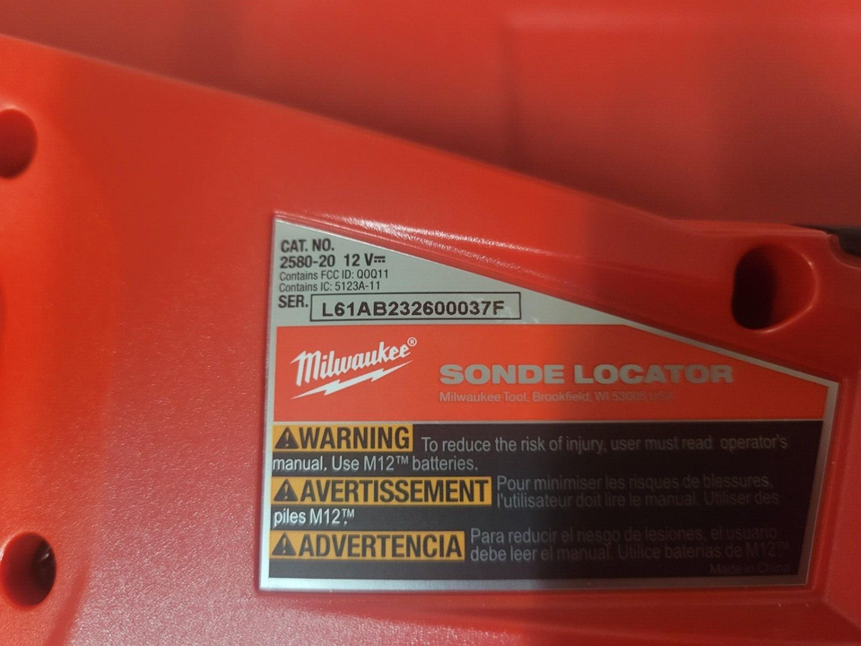 Milwaukee 2580-21 M12 Pipeline Locator Kit with Extras!! 45242574353 | eBay
