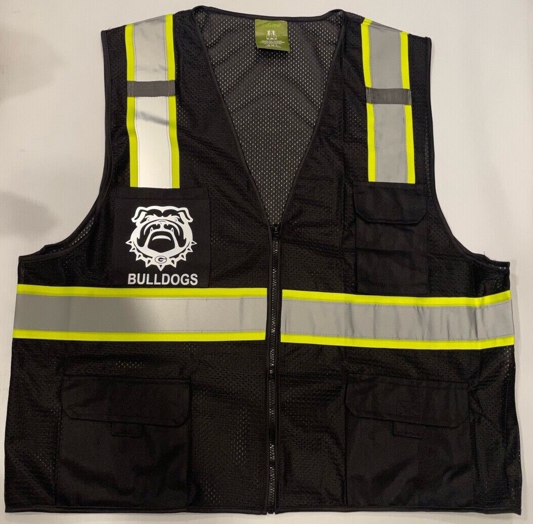 Georgia Bulldogs Reflective Safety vest | eBay