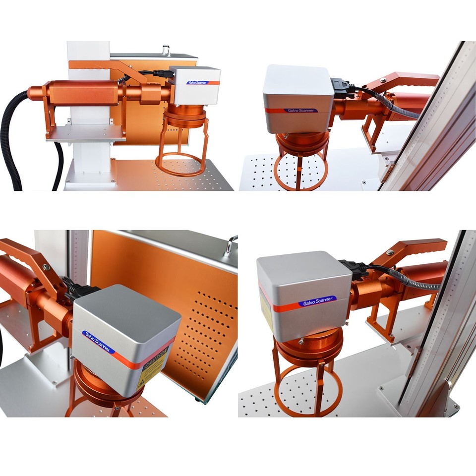 200W JPT MOPA Fiber Laser Cut Color Mark Engraver Machine Jewlery Rings ...