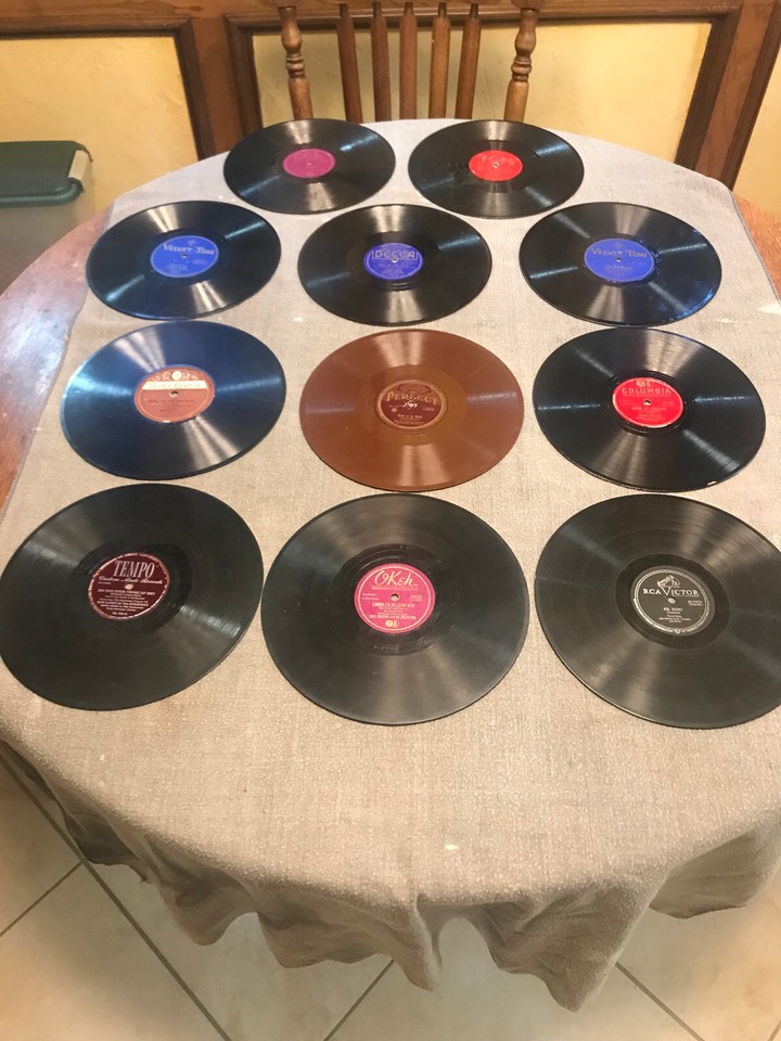 Vintage 1930"s WW2 Era 78 RPM Records Lot - 19 Total-Various Artists ...