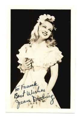 Jean Darling D.2015 Actress Little Rascals Signed 3" x 5"Photo | eBay