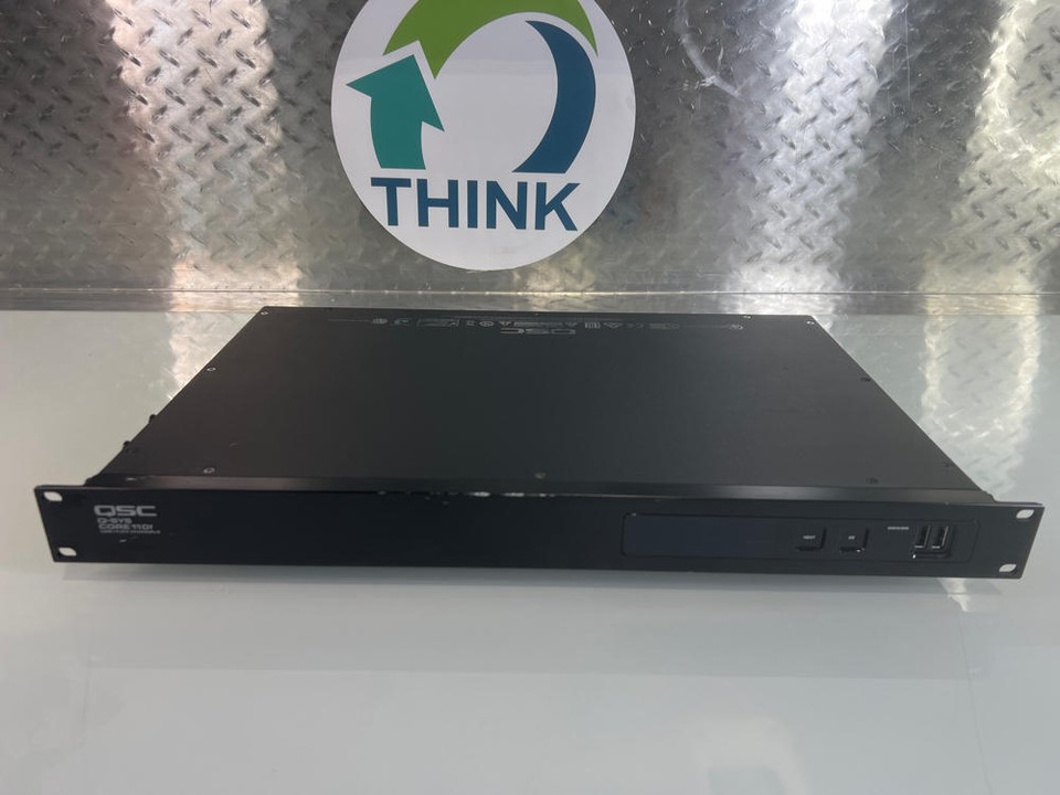 QSC Q-SYS CORE 110f USB/FLEX Channels Q-SYS CORE- 110F | eBay