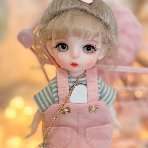 Mini 1/8 BJD Doll 6 Inch Ball Jointed Body Dolls + Full Assembled ...
