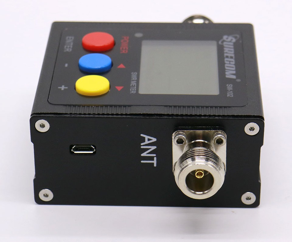 SURECOM Power & SWR Meter SW-102 VHF UHF 126-525Mhz Digital 120W N ...