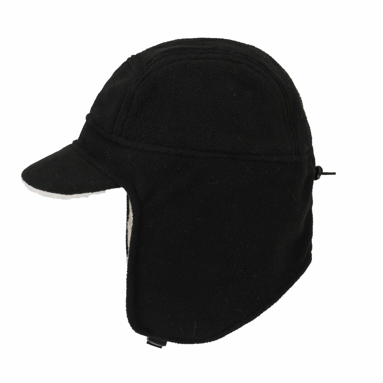 Mens Winter Warm Fleece Lined Cap Hat Beanie Ear Flaps Work Outdoor ...