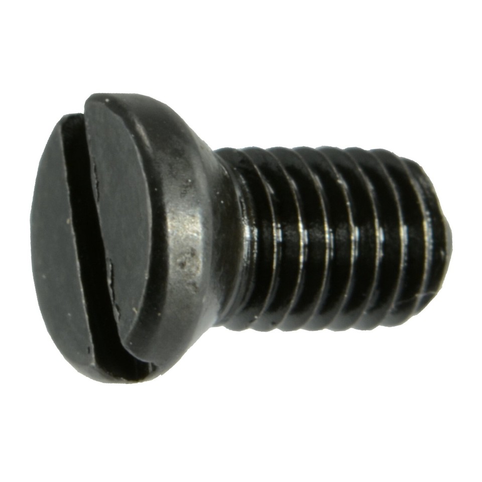 Black Oxide Slotted Fillister & Weaver Oval Head Gun Screws (10 pcs ...